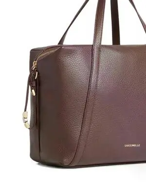 COCCINELLE Medium Nory Grained Leather Tote Bag