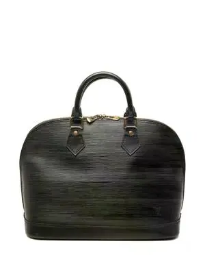 LOUIS VUITTON 1998 Epi Alma Pm Handbag - Black