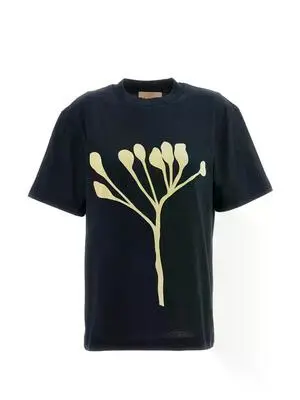 Plan C Graphic-print T-shirt - Blue