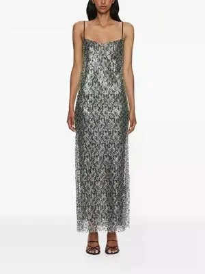Christopher Esber Sequinned Lace Maxi Dress