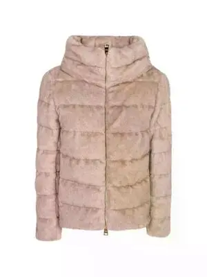 Herno Quilted Faux-fur Jacket