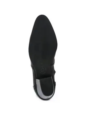 Ash Flare Pointed-toe Panelled Ankle Boots