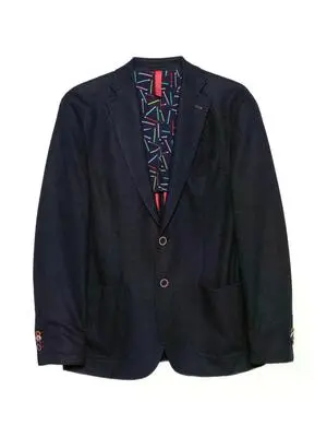 MANUEL RITZ Chevron Jersey Blazer