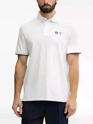 Guess Logo Polo Shirt - White