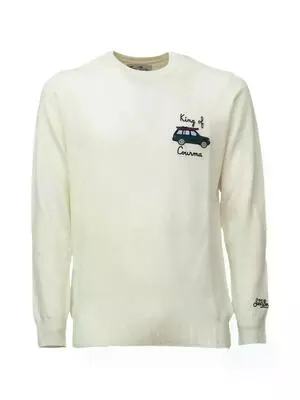 MC2 SAINT BARTH Embroidered Heron Sweater - Neutrals