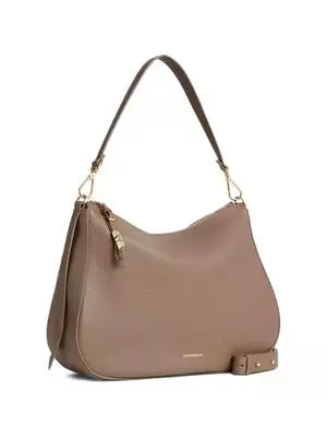 COCCINELLE Medium Nory Grained Leather Shoulder Bag - Brown