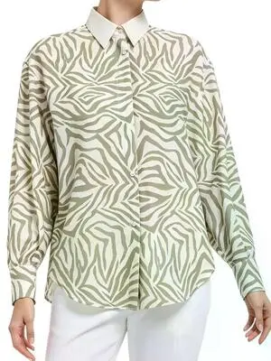 Brunello Cucinelli Zebra-print Shirt