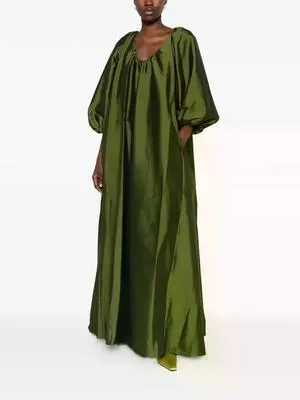 Bernadette George Puff-sleeve Maxi Dress