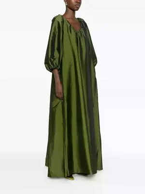 Bernadette George Puff-sleeve Maxi Dress