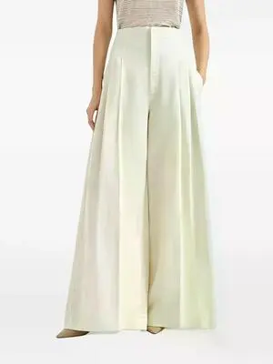 Brunello Cucinelli Pleated-detail Palazzo Pants - Neutrals