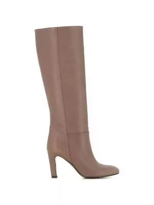 DEL CARLO Leather Knee-high Boots - Brown