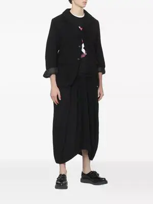 Comme Des Garçons Balloon-silhouette Elasticated-waist Midi Skirt