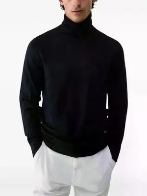 Liu Jo Turtleneck Sweater In Wool Merinos
