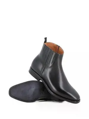 ALBERTO FASCIANI Megan Side-zip Leather Ankle Boots