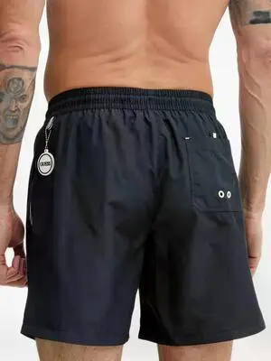 Guess Logo-patch Drawstring Swim Shorts