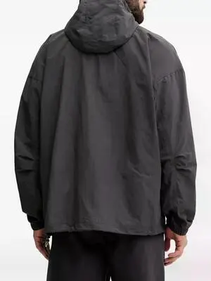 Columbia Acker Rock Hooded Logo-patch Jacket - Grey