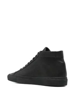 COMMON PROJECTS High-top Leather Sneakers - Black