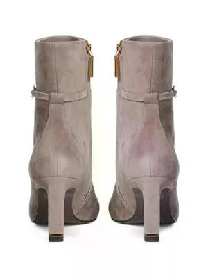 COCCINELLE C-look Pointed-toe Buckled Boots - Neutrals