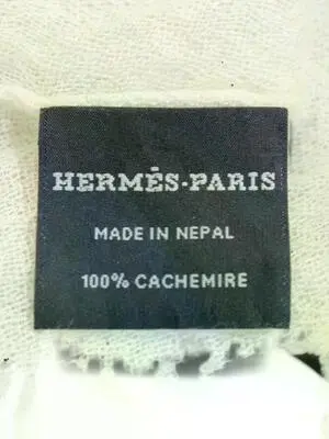 Hermès Striped Cashmere Scarf