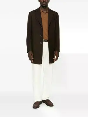 MANUEL RITZ Slim-fit Notched-lapel Coat
