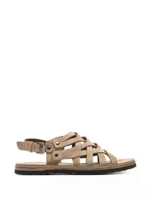 Officine Creative Chios Woven Leather Sandals - Neutrals