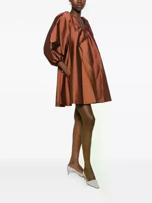 Bernadette George Puff-sleeve Mini Dress