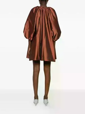 Bernadette George Puff-sleeve Mini Dress