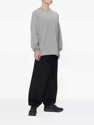 ESSENTIALS Logo-print Long-sleeve T-shirt