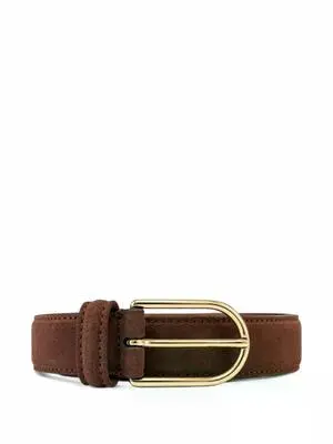 Anderson's Suede Buckle Belt - Brown