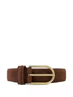 Anderson's Suede Buckle Belt - Brown