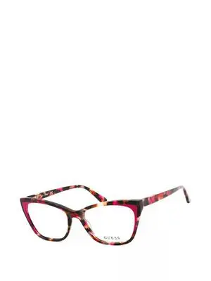 Guess Tortoiseshell-effect Cat-eye Glasses - Pink