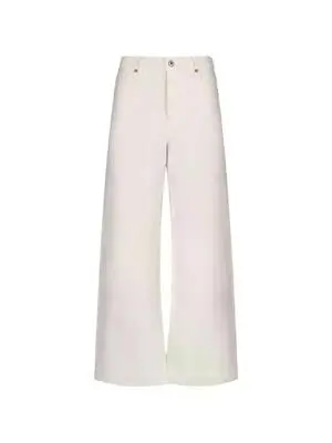 P.a.r.o.s.h Wide-leg Jeans - White