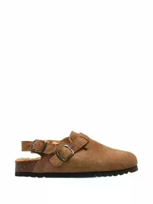 DR. SCHOLL'S SHOES Fae Backstrap Suede Sandals