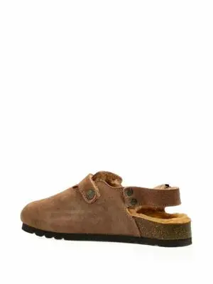 DR. SCHOLL'S SHOES Fae Backstrap Suede Sandals