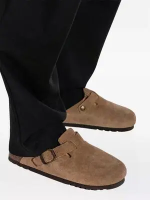DR. SCHOLL'S SHOES Fae Backstrap Suede Sandals