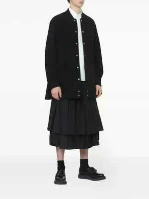 Comme Des Garçons Ruffled Tiered Midi Skirt