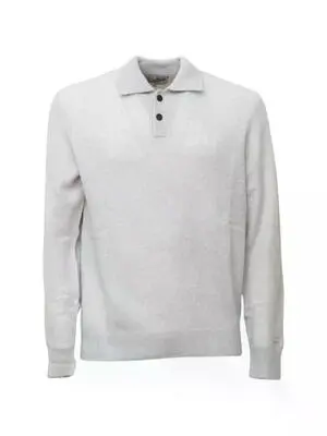 MC2 SAINT BARTH Alfie Knit Polo Shirt - Neutrals