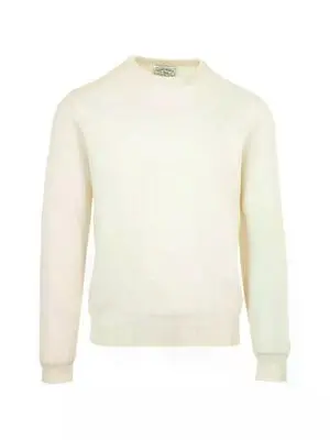 MC2 SAINT BARTH Logo-embroidered Crew-neck Sweater - Neutrals