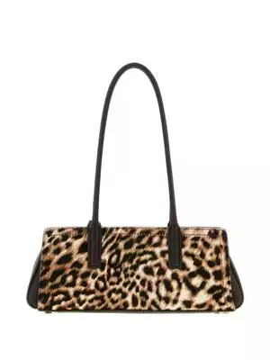 Michael Kors Laila Small Leopard-print Calf Hair Shoulder Bag - Neutrals