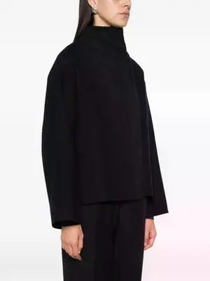 Dusan Selvedge-trim Cropped Jacket - Blue