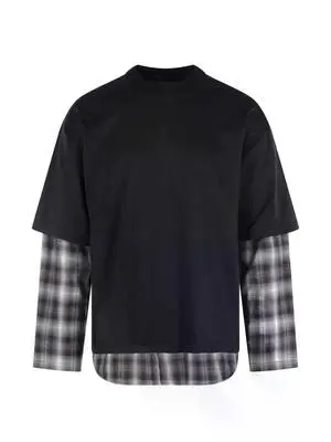 Comme Des Garçons Check-pattern Layered Shirt