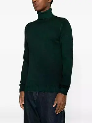 FILIPPO DE LAURENTIIS Ribbed-knit Roll-neck Sweater