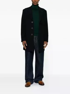FILIPPO DE LAURENTIIS Ribbed-knit Roll-neck Sweater - Green