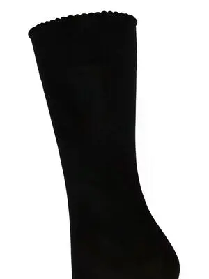 Wolford Orchid 50 Knee-high Socks - Black