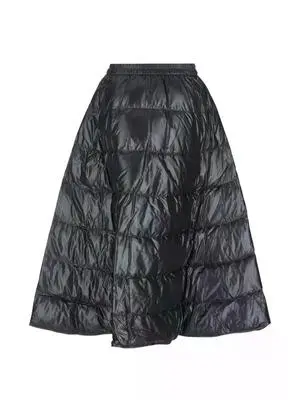 Moncler Quilted Flared Midi Skirt