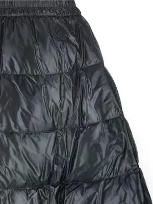 Moncler Quilted Flared Midi Skirt