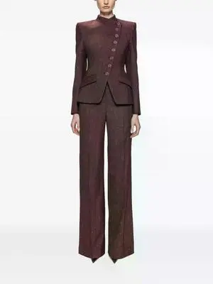 NISSA High-waisted Pants - Red