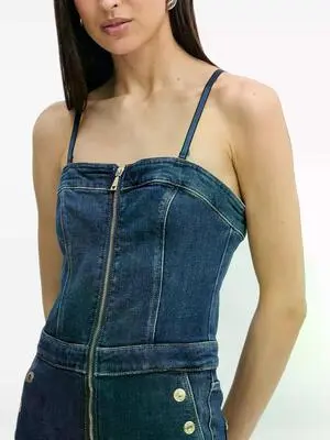 Guess Button-embellished Zip-front Jumpsuit