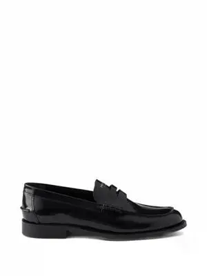 Prada Brushed Leather Loafers