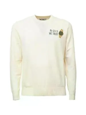 MC2 SAINT BARTH Embroidered Heron Sweater - Neutrals